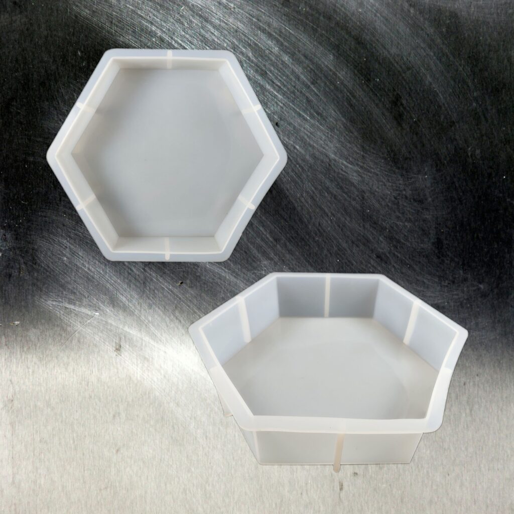 Deep Cast Mold- Hexagon Shape - Justabby's
